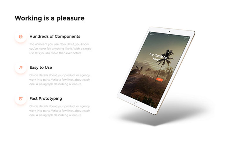 Now UI Kit Pro Angular by Creative Tim