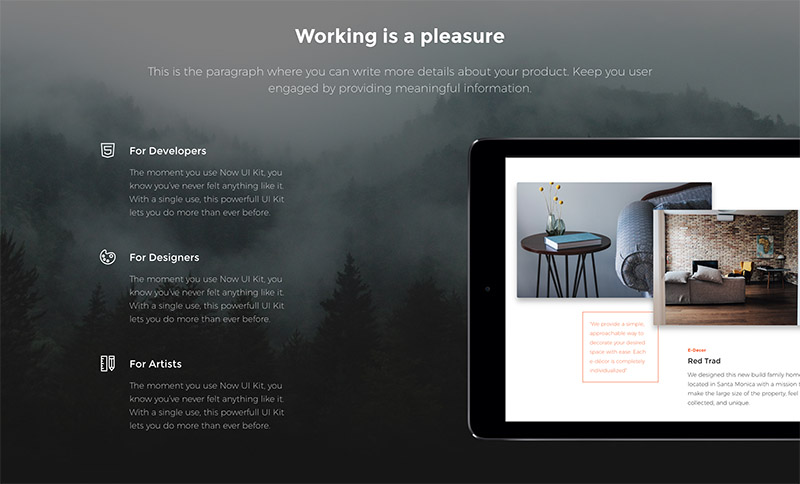 Now UI Kit Pro Angular by Creative Tim