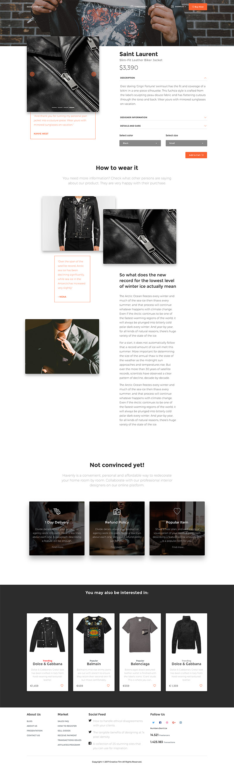 Now UI Kit Pro Angular by Creative Tim