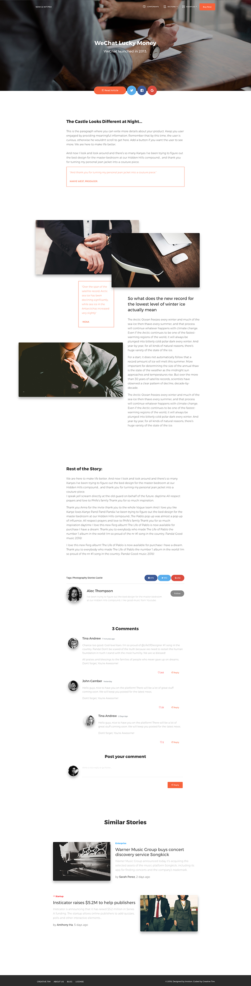 Now UI Kit PRO React by Creative Tim