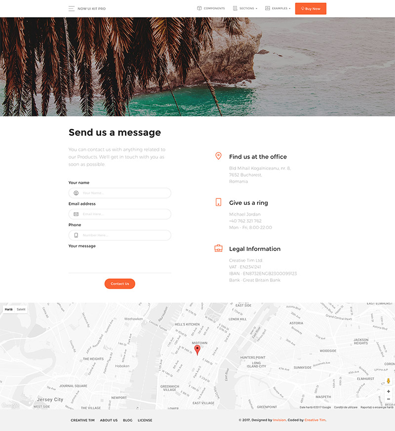 Now UI Kit PRO React by Creative Tim