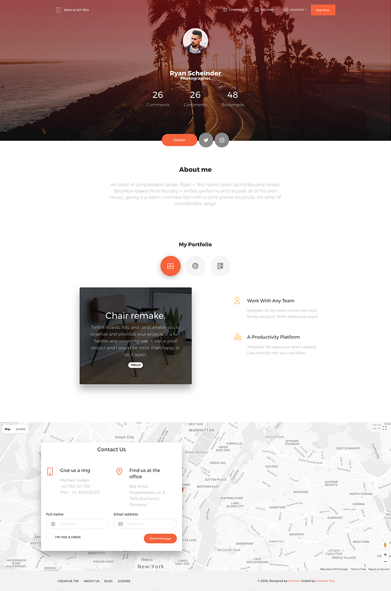 Now UI Kit PRO React by Creative Tim